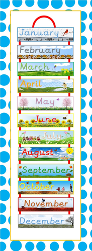 Classroom Display Months of the Year by 500miles - Teaching Resources - TES