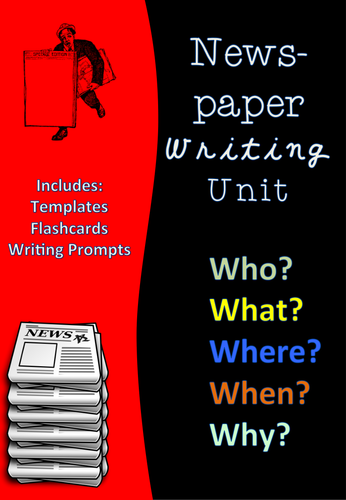 Newspaper Journalistic Writing Lesson Bundle | Teaching Resources