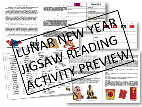 Chinese New Year Reading Comprehension Activity | Teaching Resources