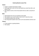 KS4 AQA GCSE Biology (Science) Culturing Microorganisms Lesson ...