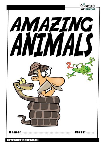 Amazing Animals Internet Research Activity | Teaching Resources