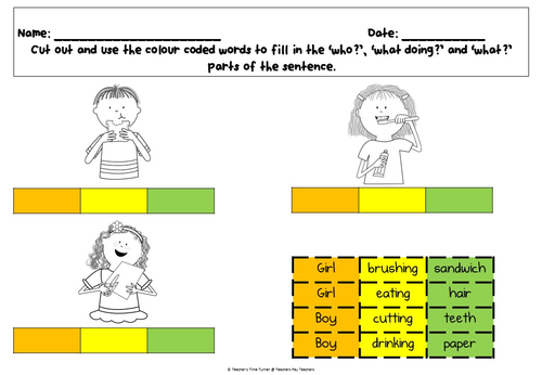 Colourful Semantics by MMckenna85 - Teaching Resources - TES
