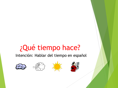El prono'stico del tiempo / weather forecast (Spanish) | Teaching Resources