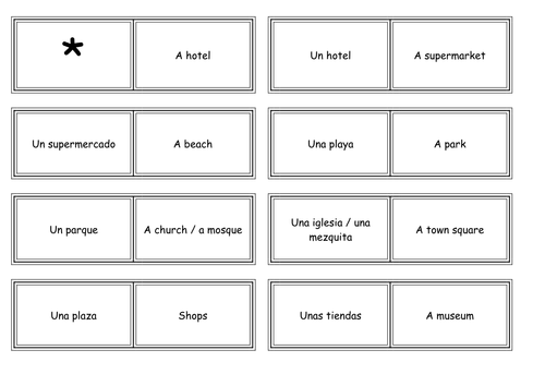 In the city / en la ciudad (Spanish) | Teaching Resources