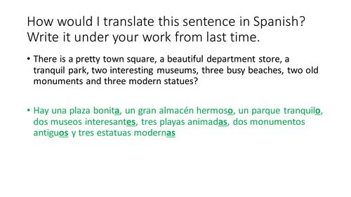 In the city / en la ciudad (Spanish) | Teaching Resources