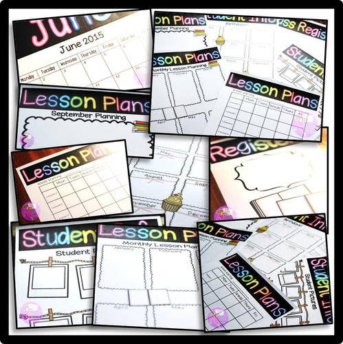 Complete Editable Teacher Planner 2016-2017 | Teaching Resources