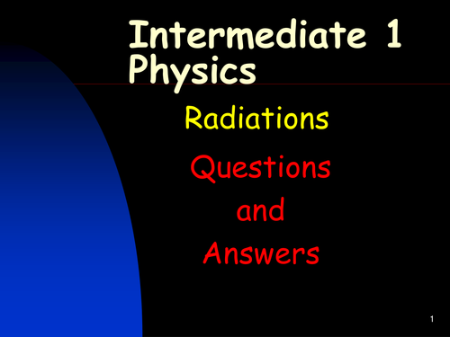 Intermediate 1 Physics 21x Presentations Complete Course | Teaching ...