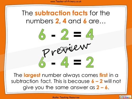 Addition and Subtraction Facts - Year 1 | Teaching Resources
