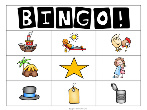 Articulation bingo for /h/ and /t/ sounds | Teaching Resources