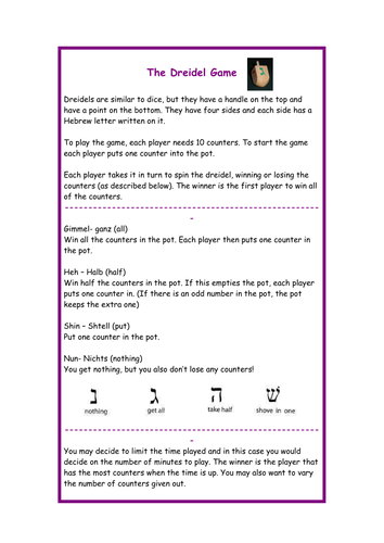 Hanukkah Resource Pack | Teaching Resources