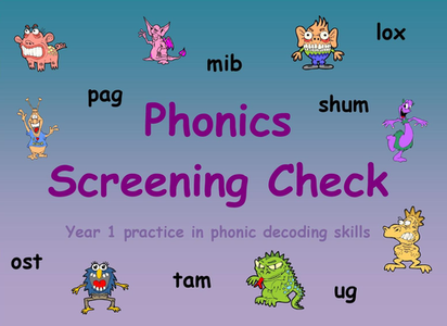 Phonics Screening Check - practice in phonic decoding skills by ...