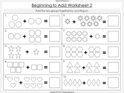 Beginning to Add - EYFS | Teaching Resources