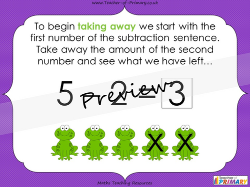 Beginning to Take Away - EYFS | Teaching Resources