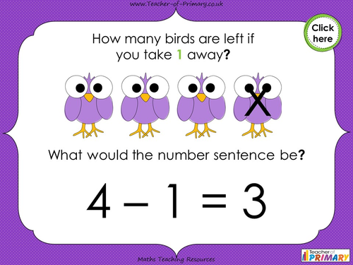 Beginning to Take Away - EYFS | Teaching Resources