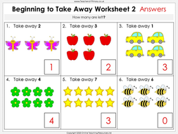 Beginning to Take Away - EYFS | Teaching Resources