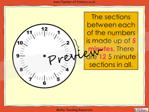 Beginning to Tell the Time - Year 1 | Teaching Resources