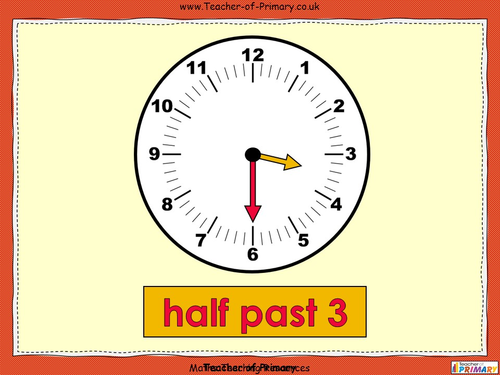 Beginning to Tell the Time - Year 1 | Teaching Resources