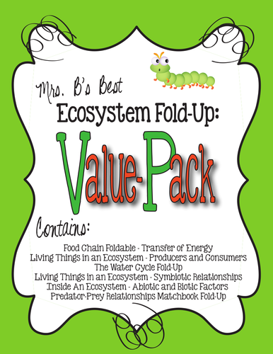 Ecosystem Fold-Up Value Pack | Teaching Resources