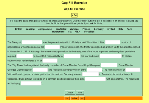 Origins of World War II : Quiz 2 - The Treaty of Versailles | Teaching ...