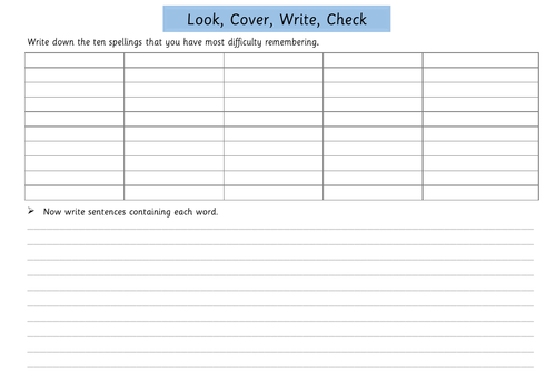 Spellings: Year 5 /6 Spelling Practice Worksheets | Teaching Resources