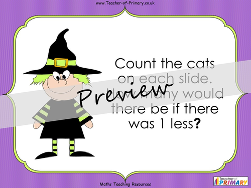 Cats on the Broom - Counting to Ten | Teaching Resources