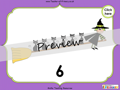 Cats on the Broom - Counting to Ten | Teaching Resources