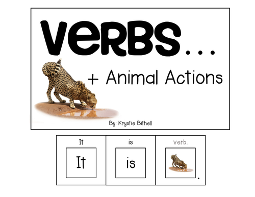 Verbs Adapted Book Animal Actions | Teaching Resources