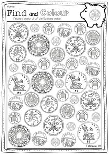 Money - UK Coins Worksheets & Posters by OkinawanGirl - UK Teaching ...