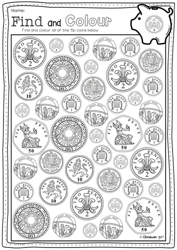 Money - UK Coins Worksheets & Posters | Teaching Resources