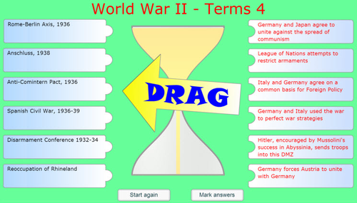 Origins of World War II: Interactive Revision Activities | Teaching ...