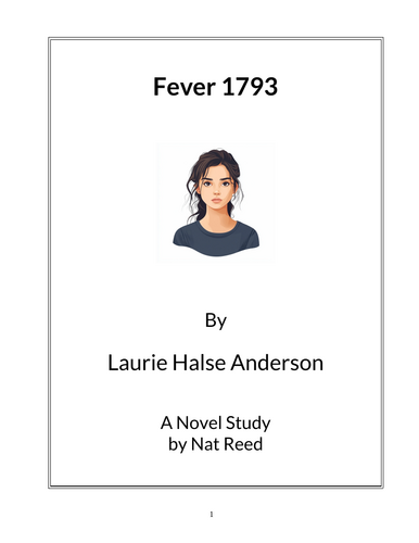 Fever 1793 by Laurie Halse Anderson - (Lesson Plan) | Teaching Resources