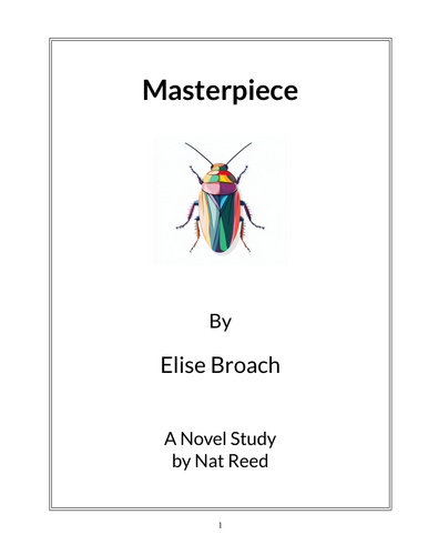 Masterpiece by Elise Broach - (Lesson Plan) | Teaching Resources
