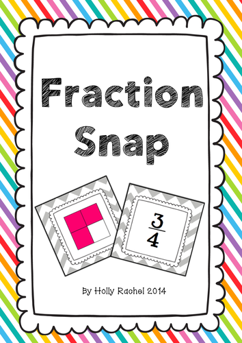 Fraction Snap Game | Teaching Resources