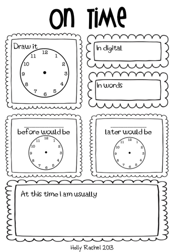 Telling Time Unit | Teaching Resources
