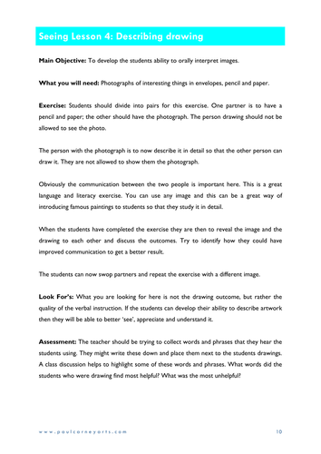 Drawing lessons | Teaching Resources