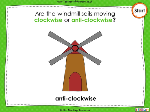 Clockwise and Anti-clockwise - KS1 | Teaching Resources