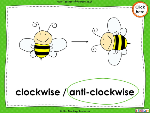 Clockwise and Anti-clockwise - KS1 | Teaching Resources