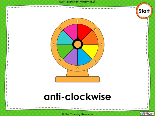 Clockwise and Anti-clockwise - KS1 | Teaching Resources