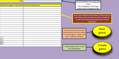 Interactive BINGO maker | Teaching Resources