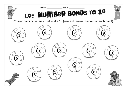 Number Bonds to 10 | Teaching Resources