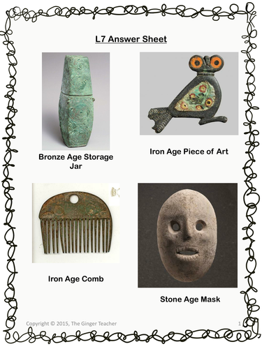 Stone Age to Iron Age artefacts lesson, Pre-history, Scavengers and ...