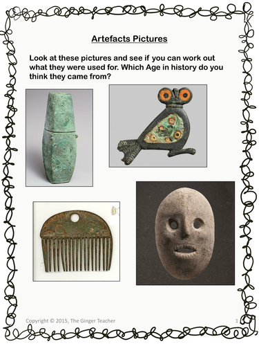 Stone Age to Iron Age artefacts lesson, Pre-history, Scavengers and ...