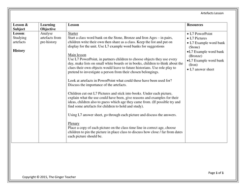 Stone Age to Iron Age artefacts lesson, Pre-history, Scavengers and ...