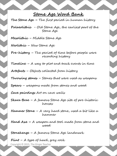 Stone Age to Iron Age artefacts lesson, Pre-history, Scavengers and ...