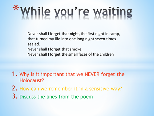 Teaching the Holocaust | Teaching Resources