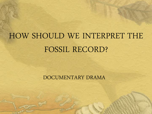 The Fossil Record | Teaching Resources