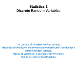 Statistics 1 PowerPoint Pack | Teaching Resources