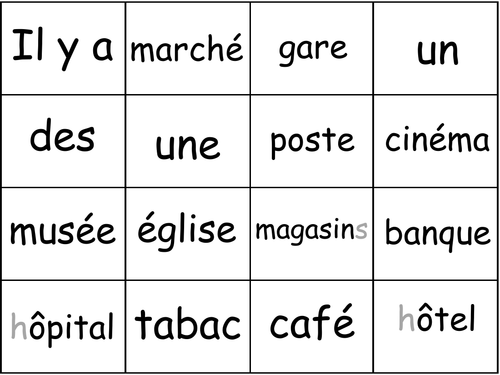 Resources for Expo 1.4.1 'Au centre-ville' | Teaching Resources