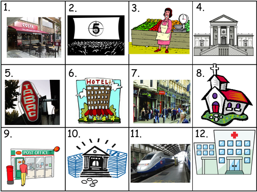 Resources for Expo 1.4.1 'Au centre-ville' | Teaching Resources