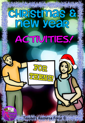 Christmas and New Year's Activities for tutor time! | Teaching Resources